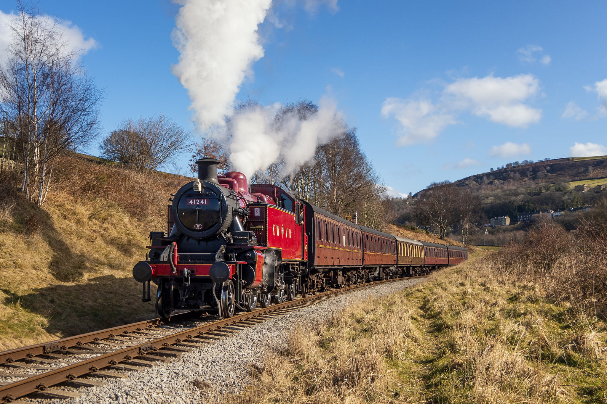 41241 LMS Ivatt Class 2MT 2-6-2T – Keighley & Worth Valley Railway